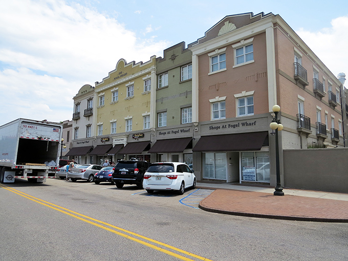 Georgetown's pastel-colored historic buildings bring Charleston charm without the Charleston price tag.