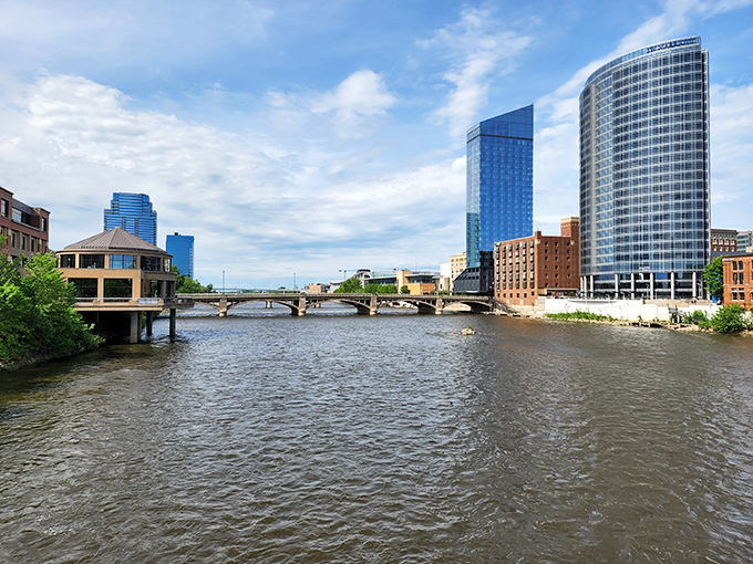 Grand Rapids embraces its river with parks and pathways &ndash; waterfront living that won't drain your retirement savings.