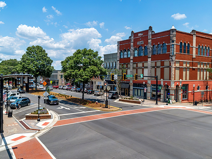 Griffin's historic downtown features a classic street clock that seems to say, "Time to enjoy life at a slower pace." And at affordable prices, too!
