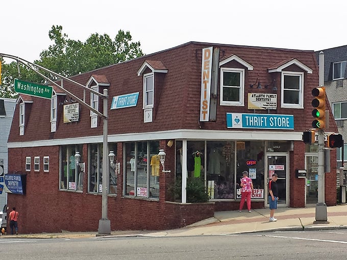 Where thrifting meets purpose. This unassuming building houses countless secondhand wonders.