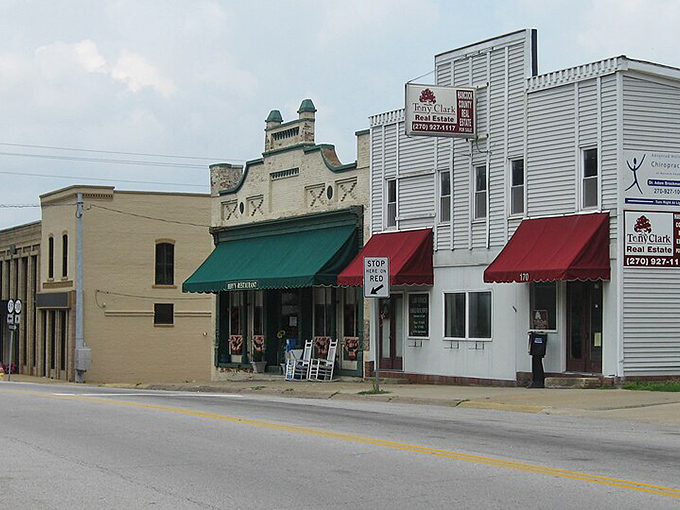 Hawesville's brick buildings have stood the test of time, much like your retirement savings will when you discover the town's low cost of living.