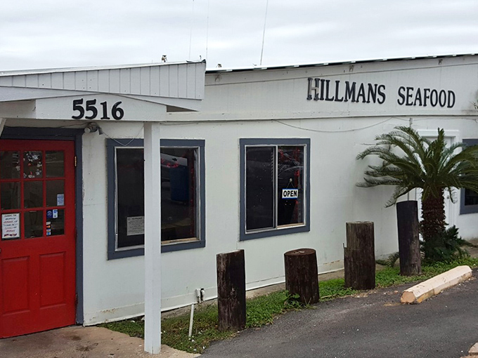Hillman's no-frills approach puts all focus on the seafood. That classic red door has welcomed seafood lovers since Eisenhower was president!