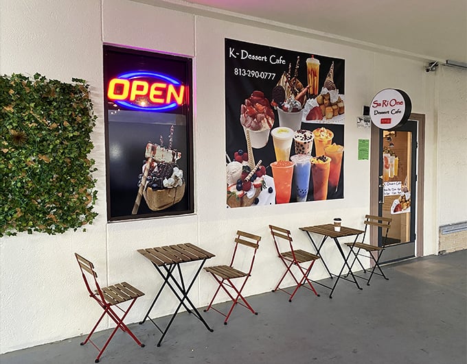 K-Desserts' modest storefront gives no hint of the Korean sweet treasures waiting inside&mdash;like finding a diamond in a plain box.