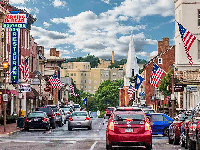 Lexington's historic downtown features beautiful architecture against a backdrop of Blue Ridge mountains. Talk about a million-dollar view on a fixed-income budget!