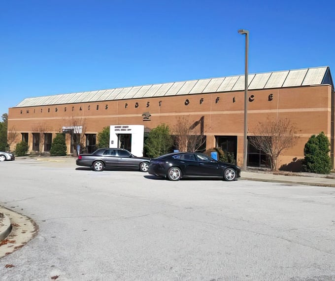 The  post office might look ordinary, but it's where neighbors exchange more than mail&mdash;they share community news.