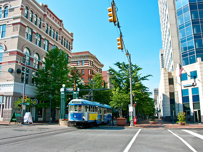 Memphis's famous trolley rolls through downtown, connecting affordable neighborhoods to big-city amenities.