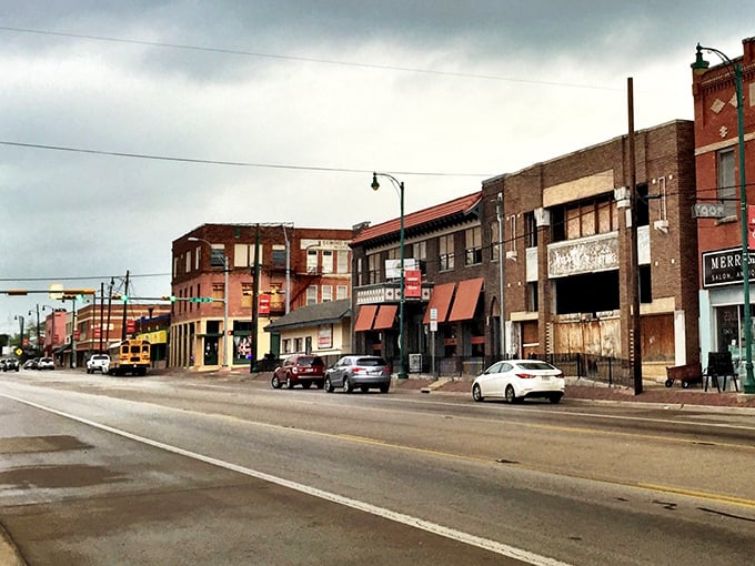 Mineral Wells' historic buildings line streets where you can almost hear the ghosts of Model Ts puttering along, back when "traffic" wasn't a daily complaint.