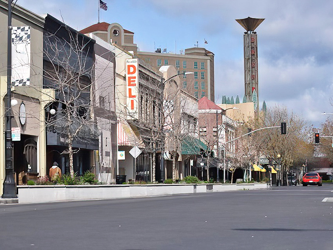 Modesto's colorful murals celebrate community spirit on buildings that house local dreams and small businesses. 