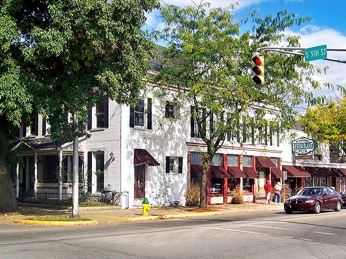 Terre Haute's historic storefronts create a timeline of architectural styles that somehow work perfectly together.