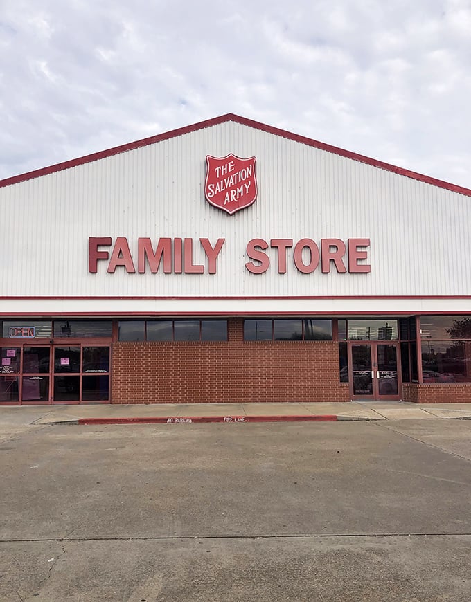 The Salvation Army's classic red shield isn't just a logo&mdash;it's a promise that your shopping spree supports something bigger than your closet refresh.