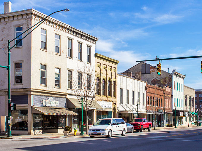 Urbana's charming storefronts create a downtown where window shopping is still an afternoon's entertainment.