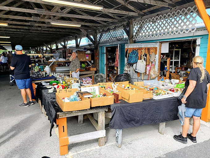 Tool time meets treasure hunting! This vendor's collection would make any DIY enthusiast's weekend project list grow exponentially.