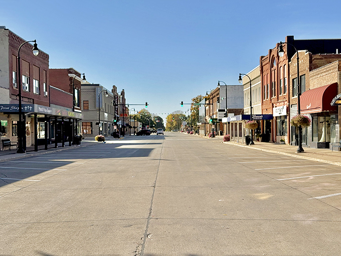 Brick buildings with character line Algona's streets, offering small-town charm without big-city prices.