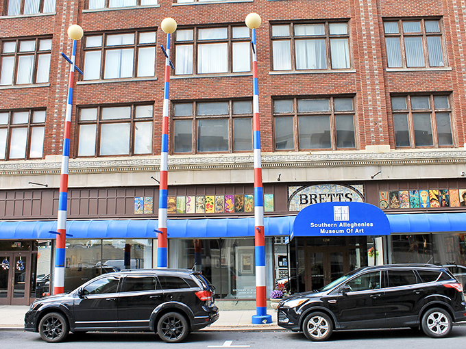 The Southern Alleghenies Museum of Art brings cultural richness to Altoona's downtown, proving small cities can deliver big experiences.