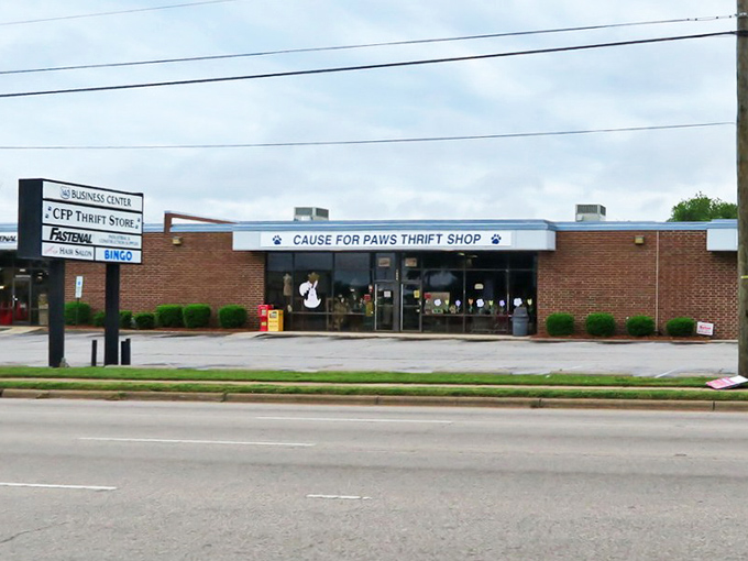 This unassuming brick building houses treasures that fund animal rescues. Shopping never felt so good!
