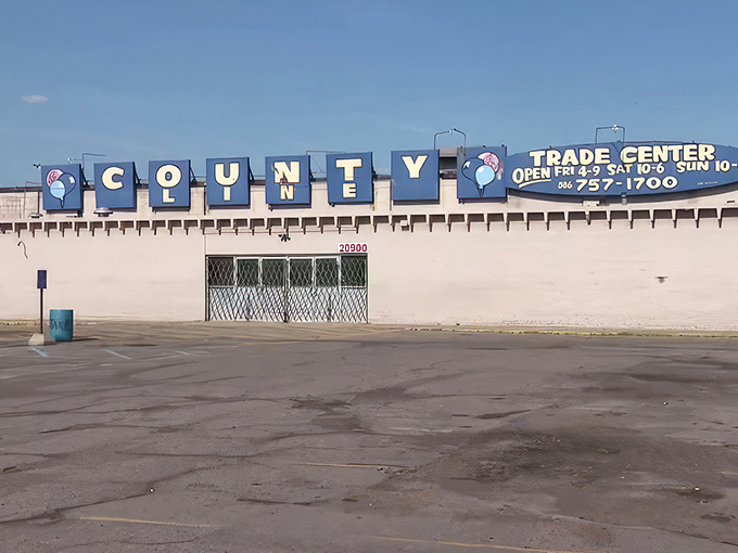 County Line Trade Center: The retro signage is just the beginning. This suburban institution has been filling homes with finds for decades.