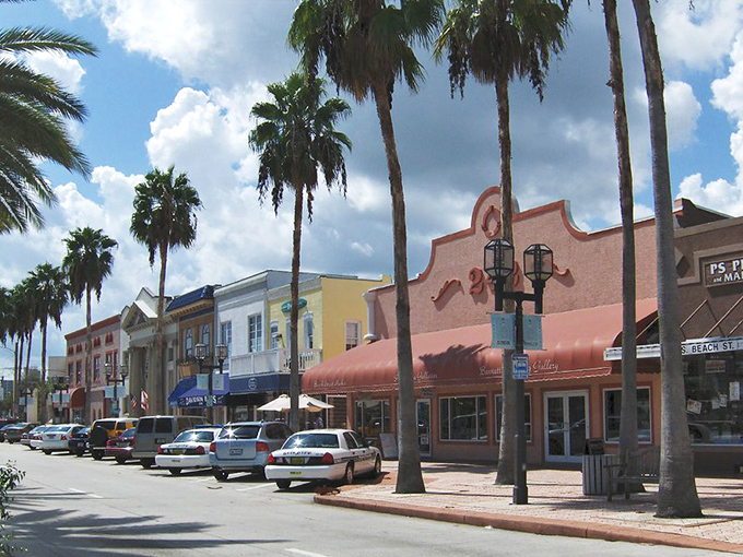 The St. Johns River flows past Jacksonville's modern buildings, creating a waterfront playground where stress dissolves with each passing wave.
