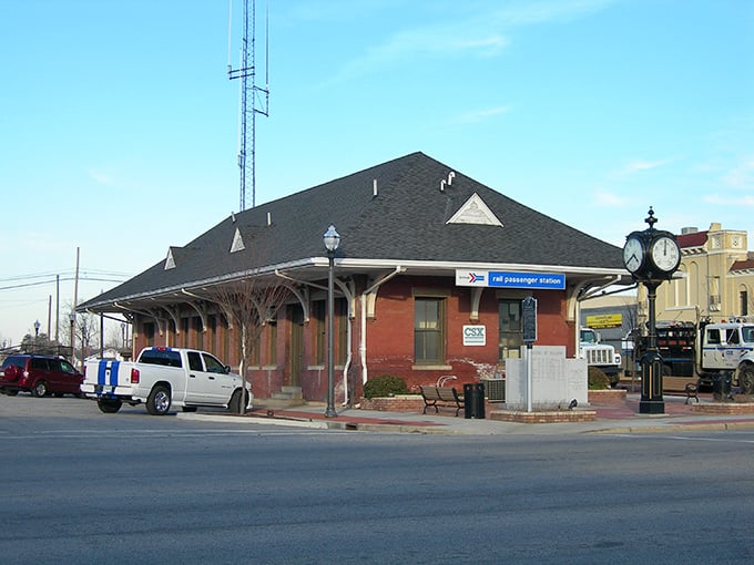 The well-preserved buildings along Dillon's main street showcase the architectural styles that defined small-town America.