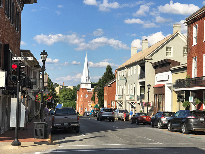 The stately buildings of Lexington's main street create a picturesque scene straight from a travel magazine. Yet living here costs less than you'd think!