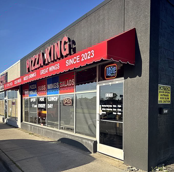 The royal treatment for pizza lovers! MT's storefront might be simple, but their pizza wears the crown.