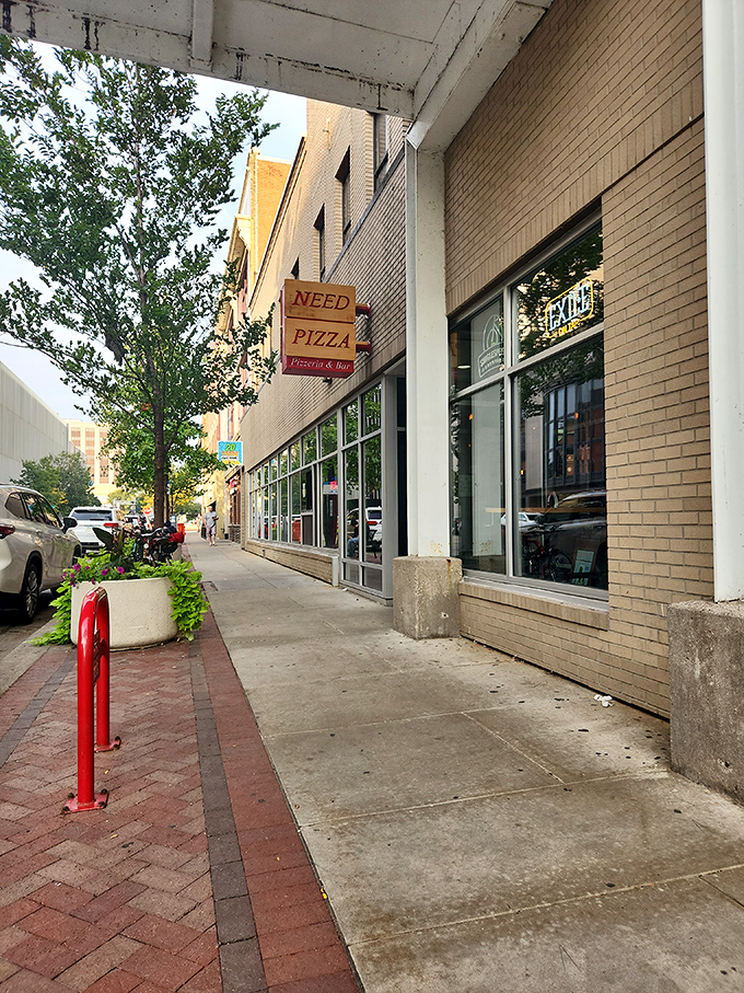 Historic brick, modern vibe, and pizza that makes downtown Cedar Rapids feel like a culinary destination.