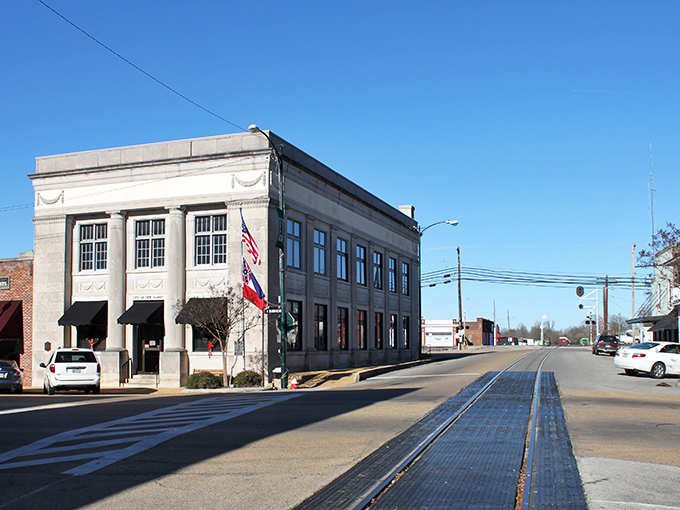 New Albany's downtown combines classic architecture with small-town charm &ndash; where even the steeple seems to stand a little taller.
