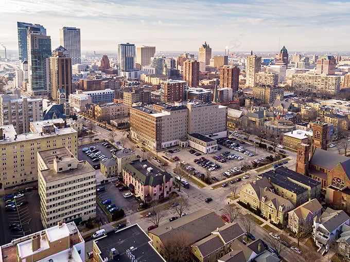 New London: Winter adds a dusting of magic to this affordable downtown where neighbors still check on neighbors.