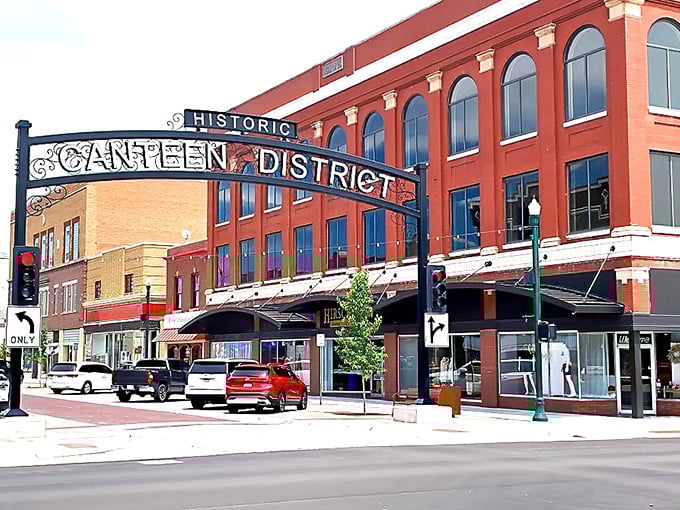 The Canteen District in North Platte offers charming shops and eateries where your Social Security check goes surprisingly far.