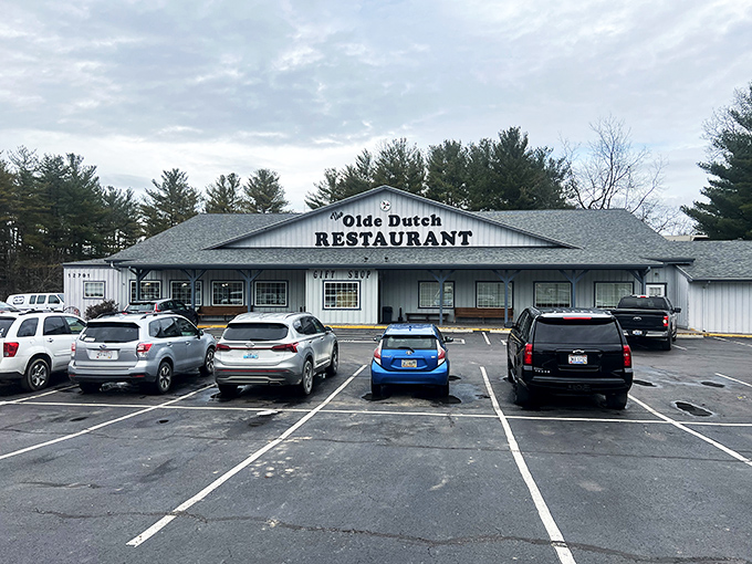 The no-nonsense exterior of Olde Dutch hides a wonderland of comfort food where calories fear to tread and taste buds go to celebrate.