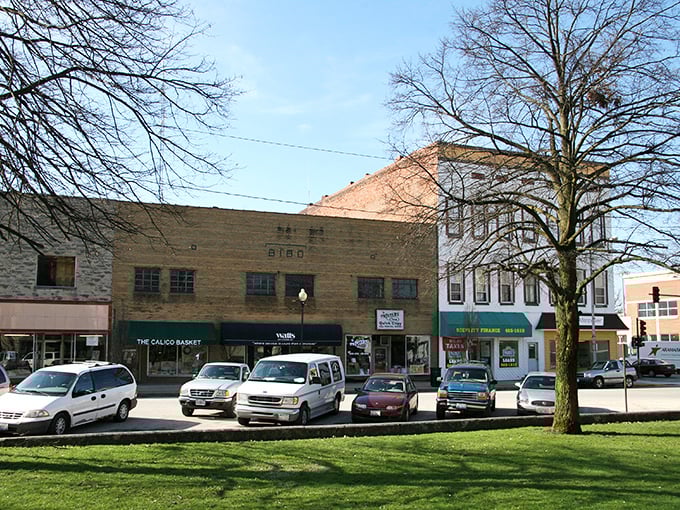 The historic county building in Paris stands like a dignified grandfather clock, marking time for generations of local residents.