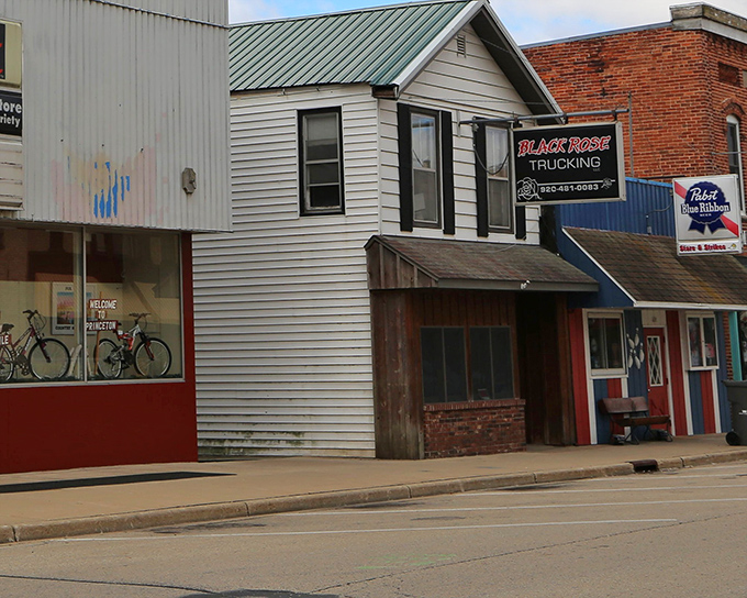 A peek at Princeton's main street where vintage buildings house modern businesses. That red brick never goes out of style!
