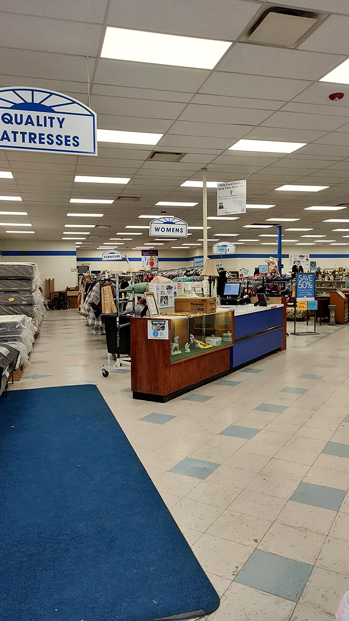 Quality mattresses and women's clothing under one roof? It's like the department stores of yesteryear, but with better prices!