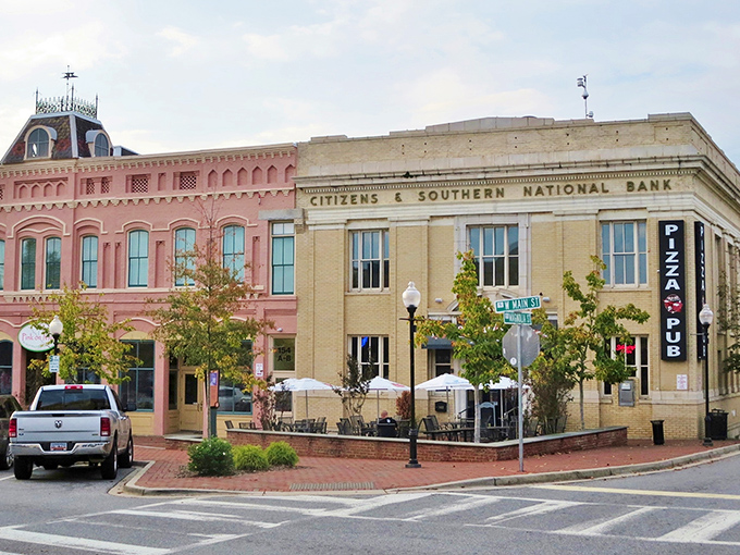 The Palladian Building anchors Spartanburg's historic downtown, where your retirement dollars buy more than just a view.