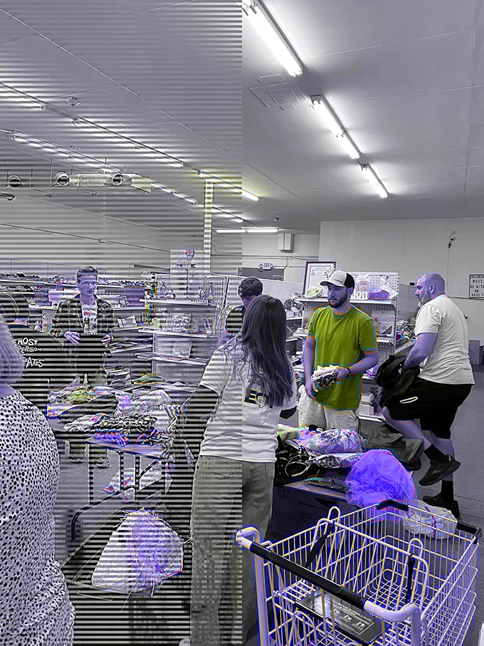 Behind the counter at St. Vincent de Paul, where every purchase turns shoppers into philanthropists. Bargain hunting with purpose!