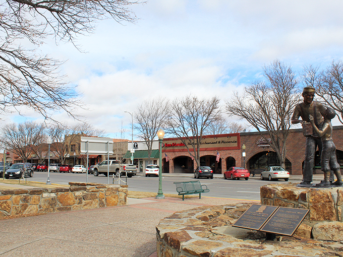 Sterling colorful storefronts welcome shoppers with southwestern flair and prices that won't make your wallet weep.