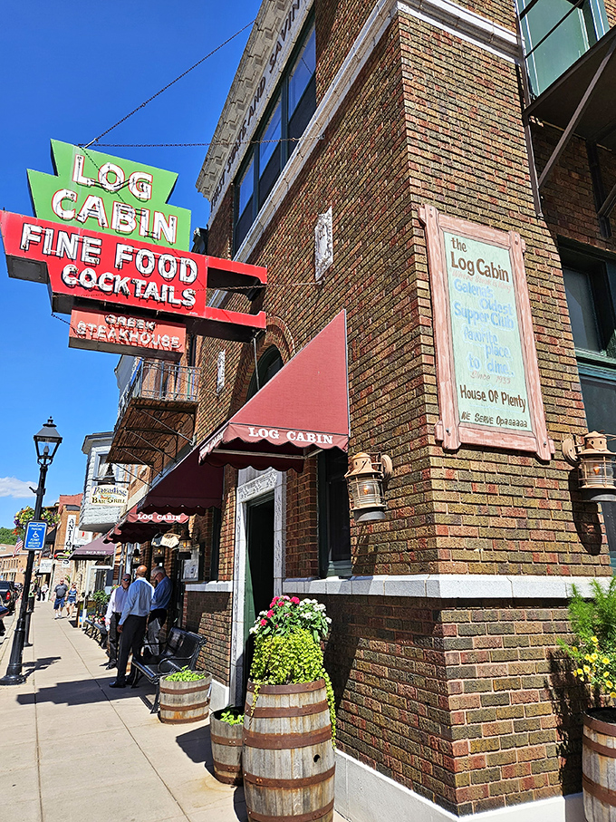 Historic charm meets timeless steaks in a building that looks like it has stories to tell.