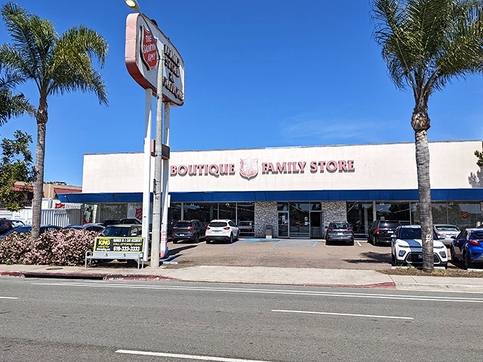 Rain or shine, this Salvation Army store promises indoor treasure hunting with purpose.