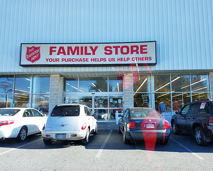 This bustling parking lot tells the story &ndash; smart shoppers know where to find quality items without the first-owner price tag.