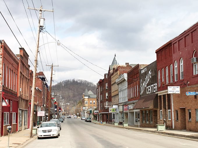Sunlight playing on Weston's historic brick facades creates the kind of view that makes you slow down and appreciate craftsmanship from another era.