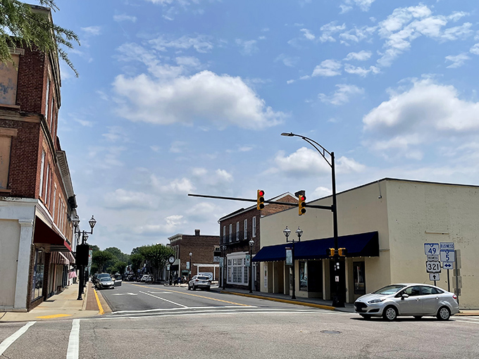 Small-town York proves you don't need skyscrapers to have character. These storefronts have probably seen generations of window shoppers pass by.