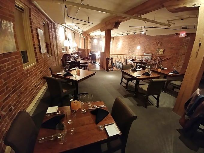 Dining with a view of fellow diners &ndash; the second floor seating area combines privacy with the pleasant hum of a restaurant hitting its stride.