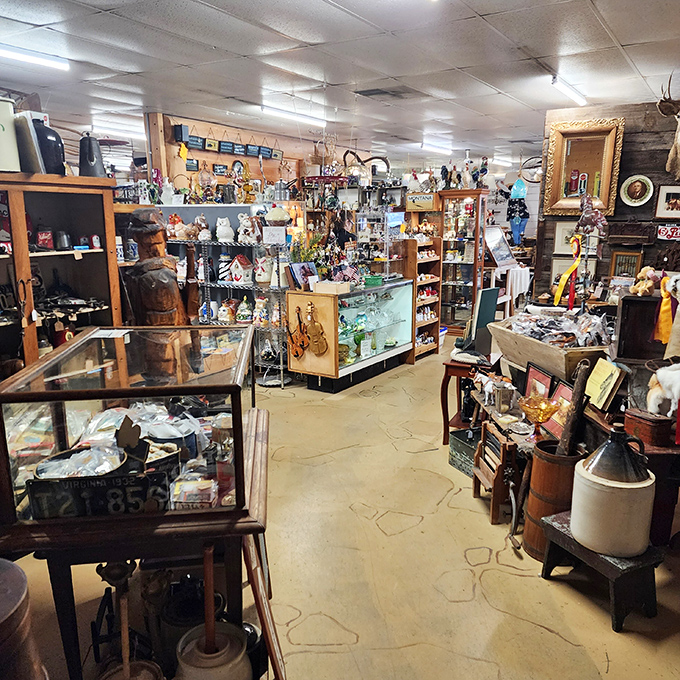 Narrow pathways create a labyrinth of discovery where turning each corner might reveal that perfect piece you never knew you needed.