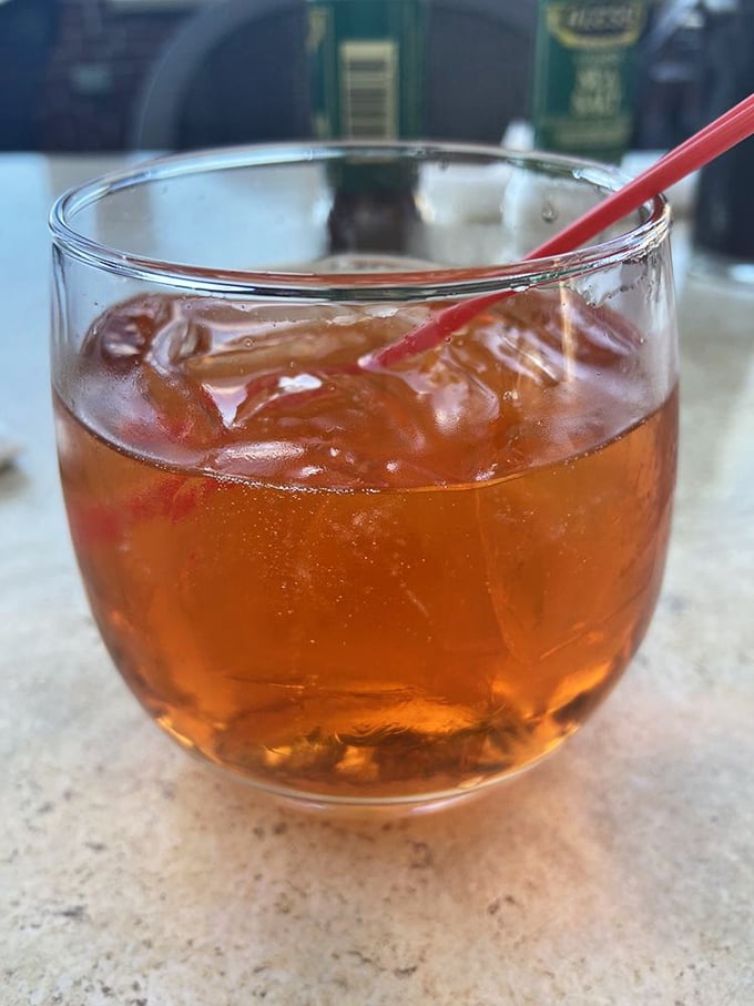 An Aperol Spritz glowing amber in the afternoon light&mdash;proof that Irish pubs understand that sometimes you need a break from Guinness.