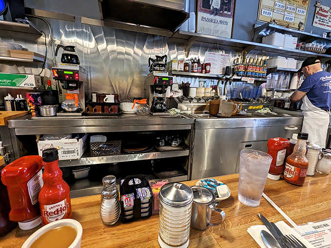 Where breakfast magic happens&mdash;the open kitchen layout lets you witness egg wizardry in real time.
