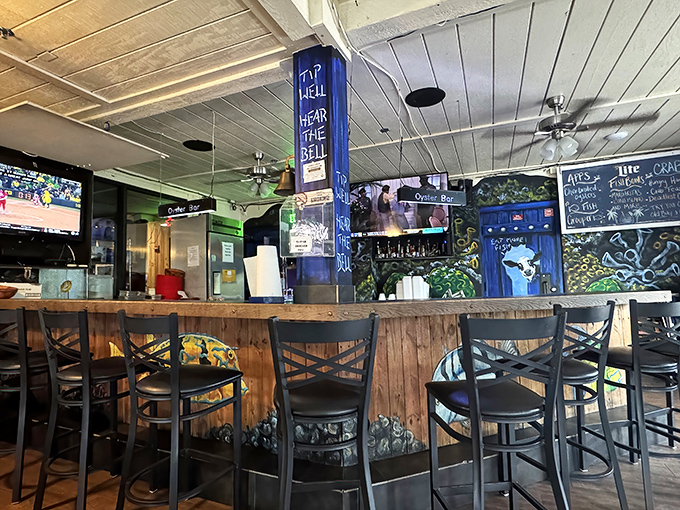 The bar isn't just a place to drink&mdash;it's command central for seafood enthusiasts plotting their next delicious conquest.