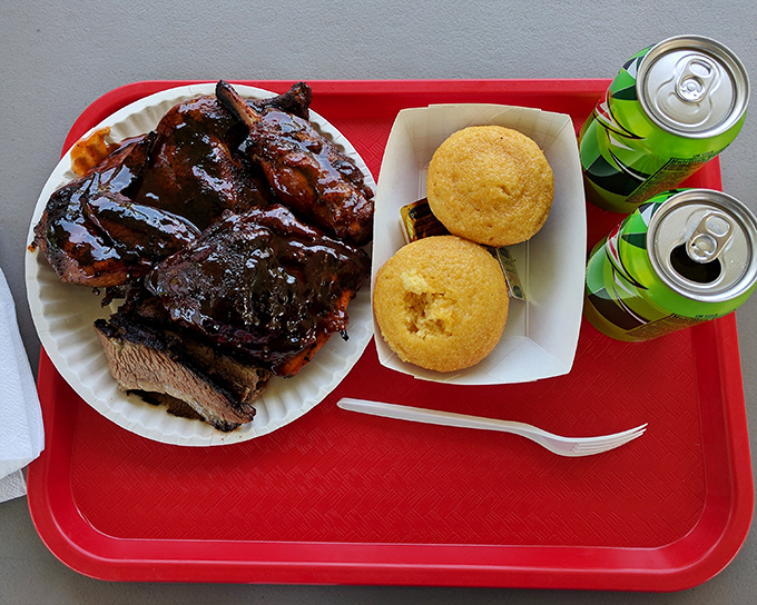 When you can't decide which meat to order, the correct answer is "all of them," preferably with cornbread standing by.