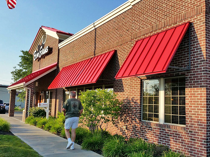 This Bob Evans restaurant might be part of a chain, but in small-town Ohio, it serves as both dining spot and community gathering place.