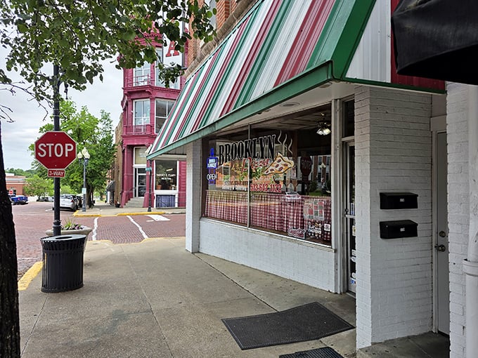 Brooklyn Pizza brings a taste of New York to mid-Missouri, where that classic red, white and green awning signals authentic Italian flavors await inside.