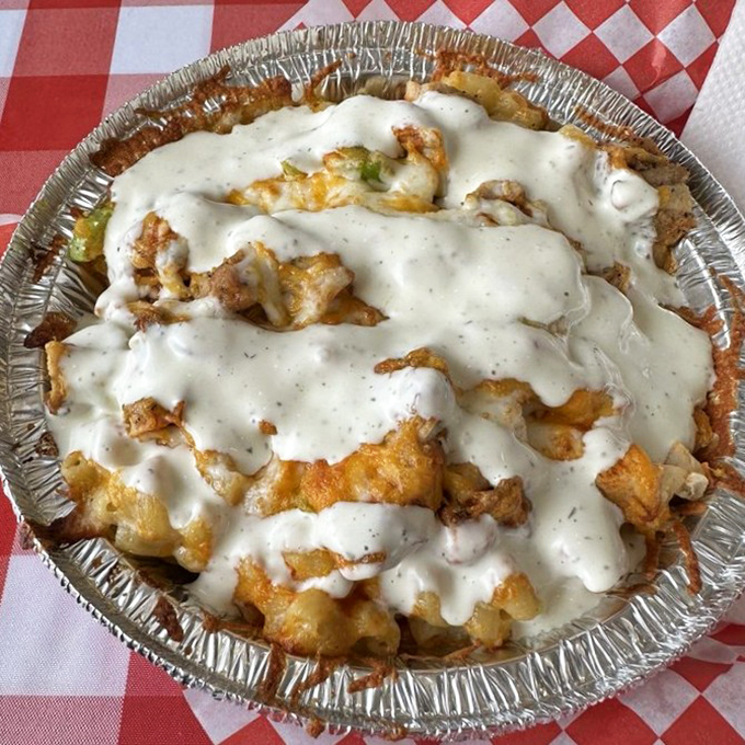 Buffalo chicken mac and cheese&mdash;where spicy meets creamy in perfect harmony. Like a flavor mosh pit that everyone's invited to.