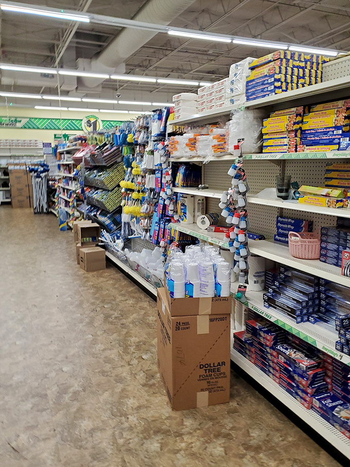 The meticulously organized shelves could teach Marie Kondo a thing or two about bringing joy while simultaneously sparking savings in your wallet.